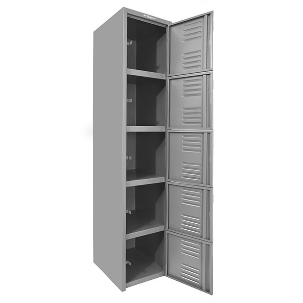 Locker 5 Puertas Grande | Locker 5 Puertas Gris Grande
